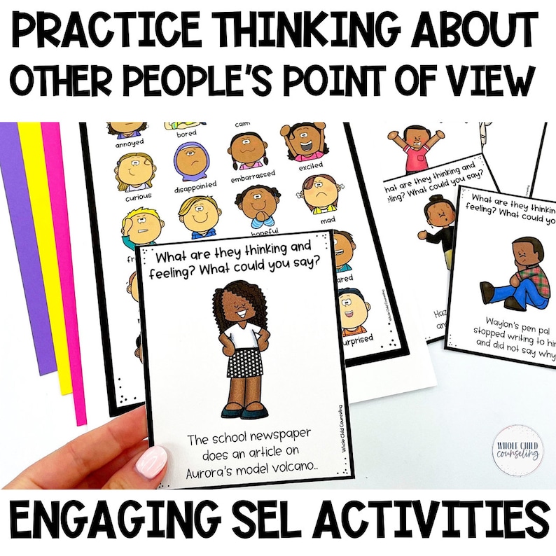 Perspective Taking & Theory of Mind Social Skills Kids Activity Bundle ...