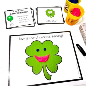 St. Patrick's Day Play Doh Emotions and Drawing Mats, Emotions ...