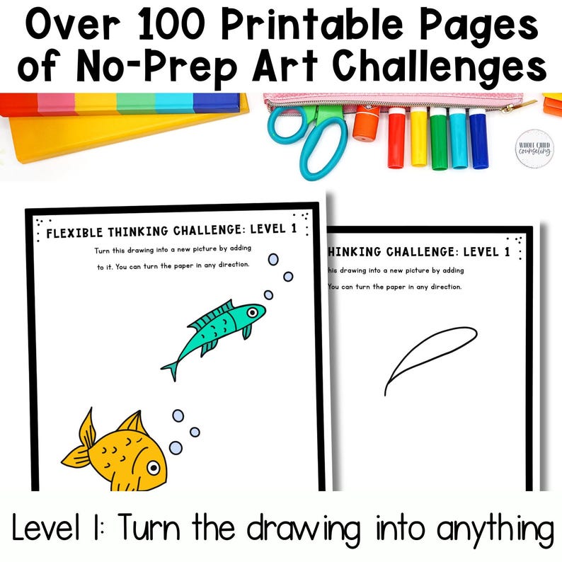 100+ Flexible Thinking Art Challenges for Kids, Flexible Vs. Rigid ...