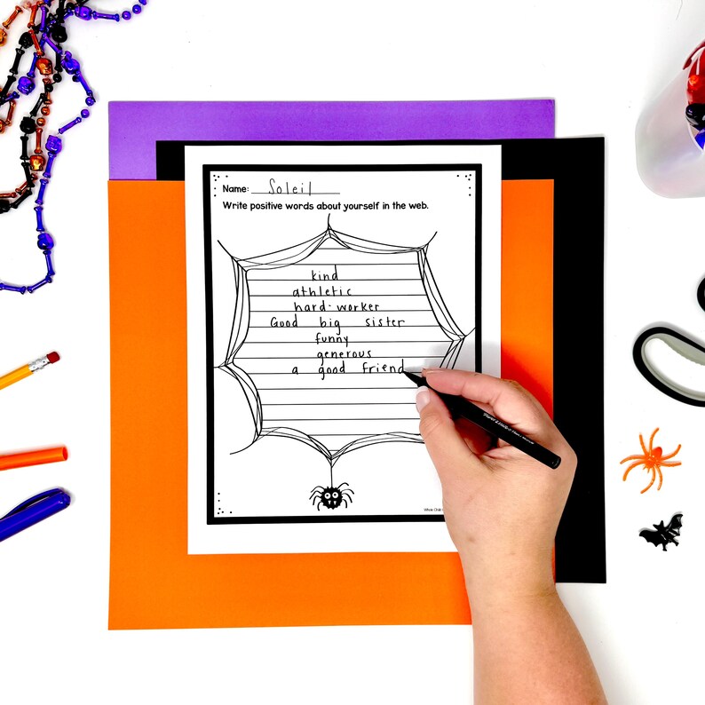 Halloween SEL Mazes: Self Esteem Worksheets & Affirmations for Kids ...