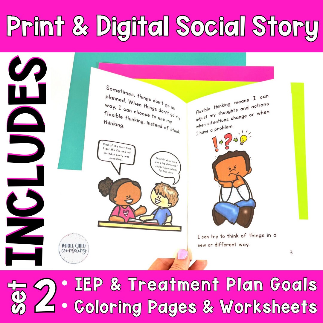 I Can Show Flexible Thinking Social Story & Game Social Skills Set 2 ...