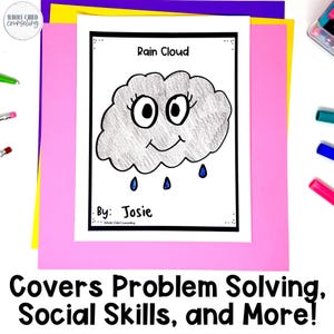 Kids Spring Directed Drawing, SEL Counseling Activity, Child Therapy ...