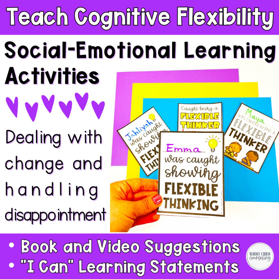 How to Be a Flexible Thinker for Upper Elementary Social Skills Set 3 ...