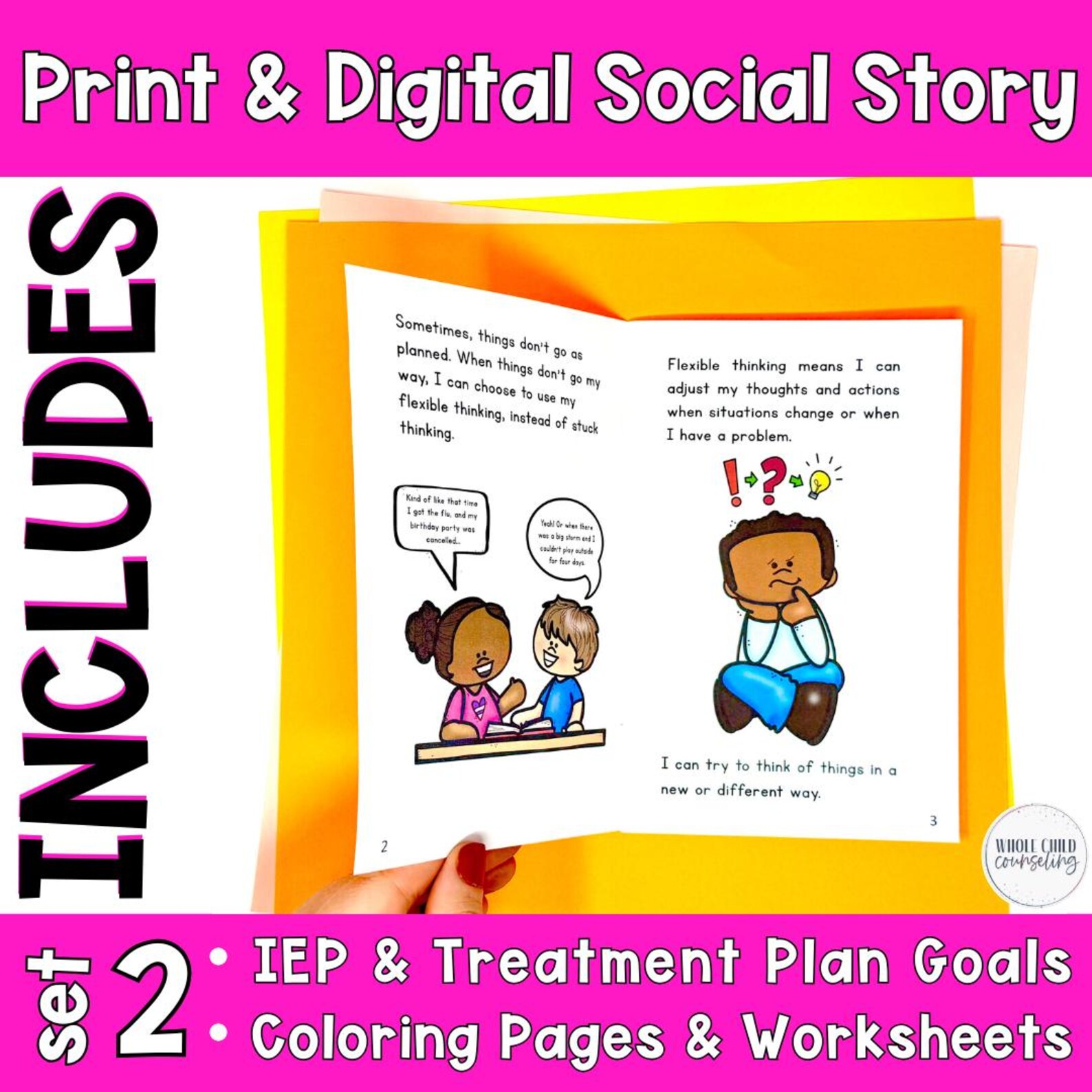 Flexible Thinking Dealing With Change Social Skills Activity & Game ...