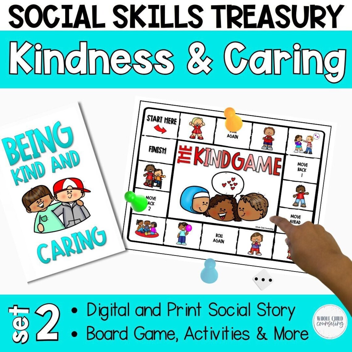 Kindness and Caring Social Story and Game Activity Set 2, Empathy ...