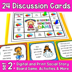 Flexible Thinking Dealing With Change Social Skills Activity & Game ...