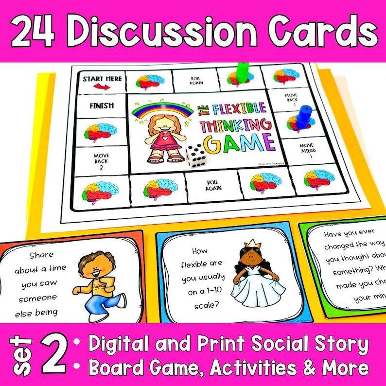 Flexible Thinking Dealing With Change Social Skills Activity & Game ...