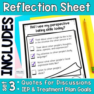 Perspective Taking & Theory of Mind Social Skills Kids Activity Bundle ...