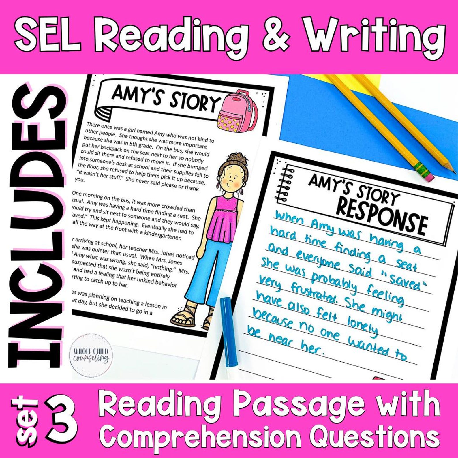 Kindness, Empathy, and Caring Social Skills Activities, SEL Therapy ...