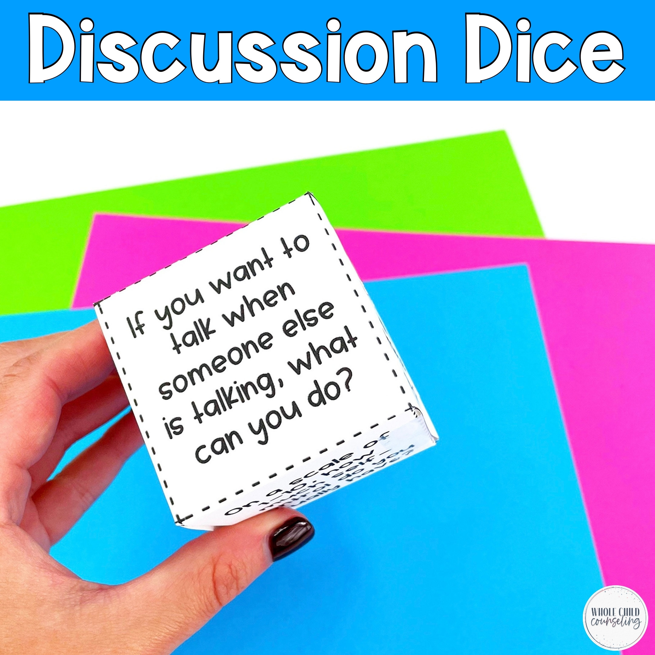 Practice Self Control Printable Worksheets Social Skills Digital ...