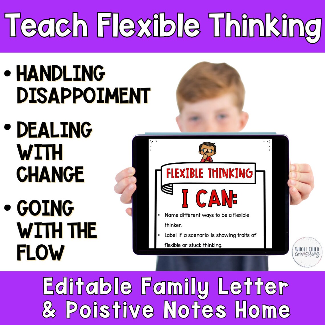 How to Be a Flexible Thinker for Upper Elementary Social Skills Set 3 ...