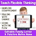 How to Be a Flexible Thinker for Upper Elementary Social Skills Set 3 ...
