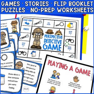 Perspective Taking & Theory of Mind Social Skills Kids Activity Bundle ...