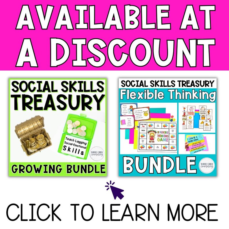 I Can Show Flexible Thinking Social Story & Game Social Skills Set 2 ...