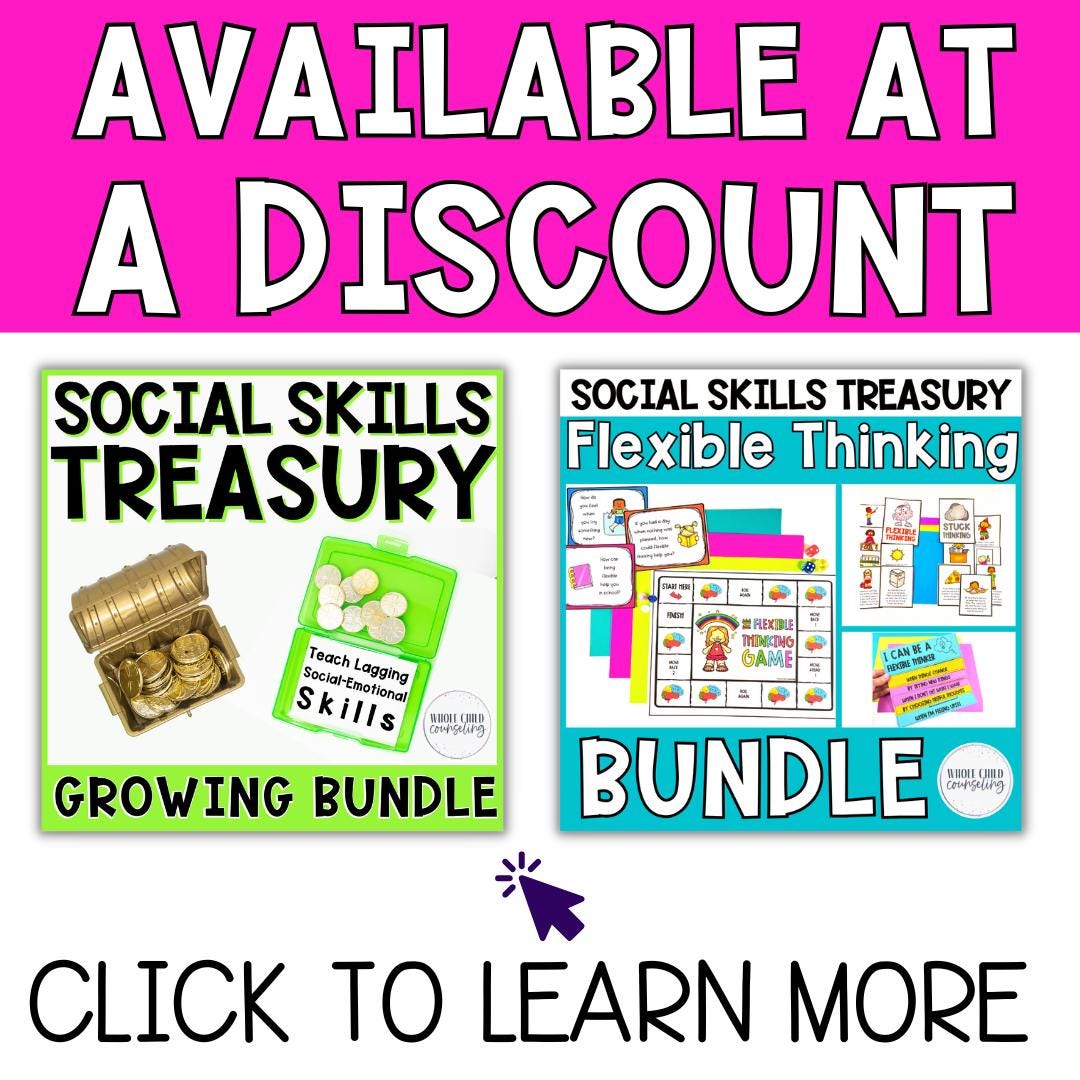 I Can Show Flexible Thinking Social Story & Game Social Skills Set 2 ...