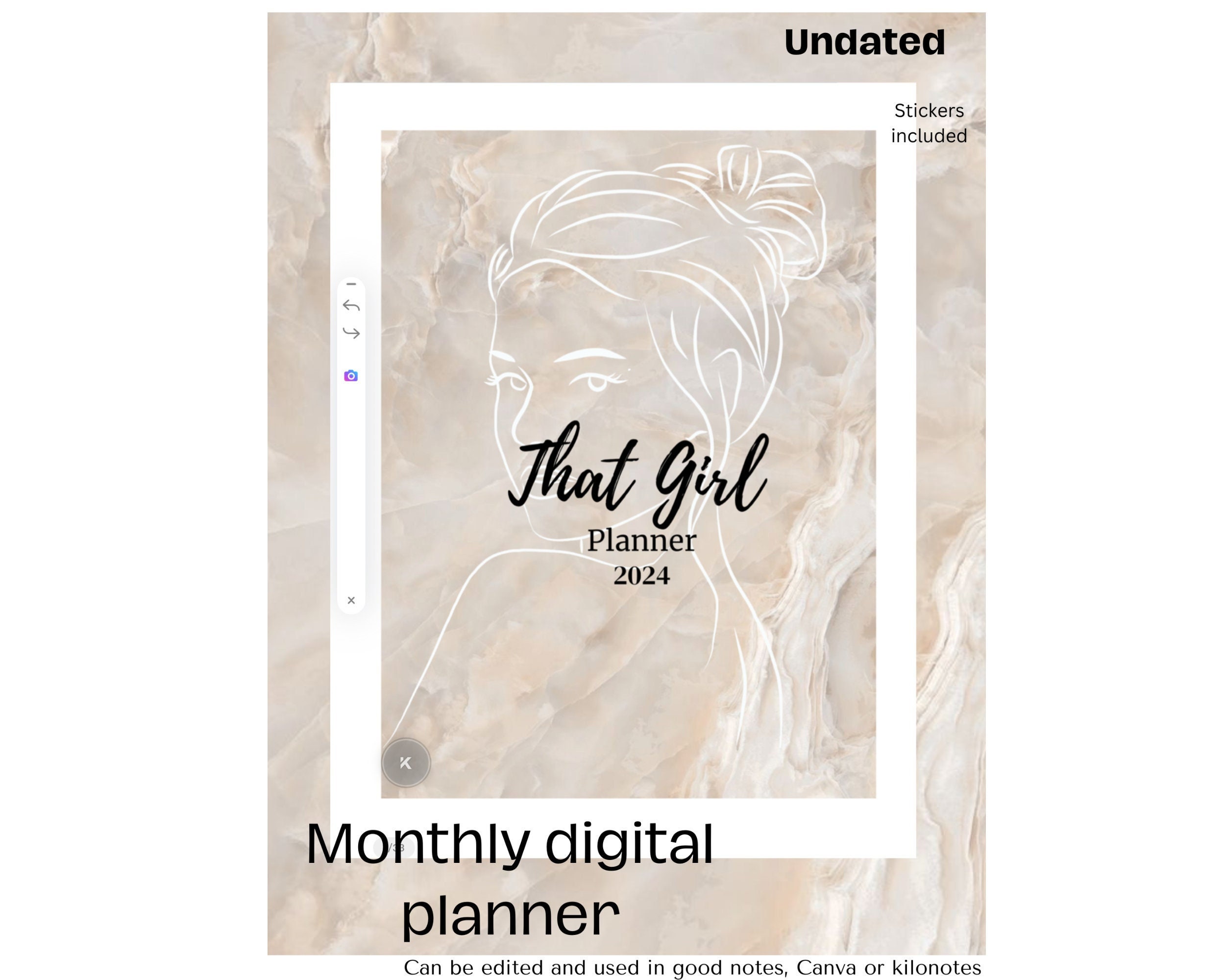 That Girl Planner / 2024 Digital Planner / Digital Download/ Good Notes ...