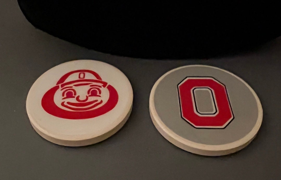The Ohio State Car Coasters - Etsy