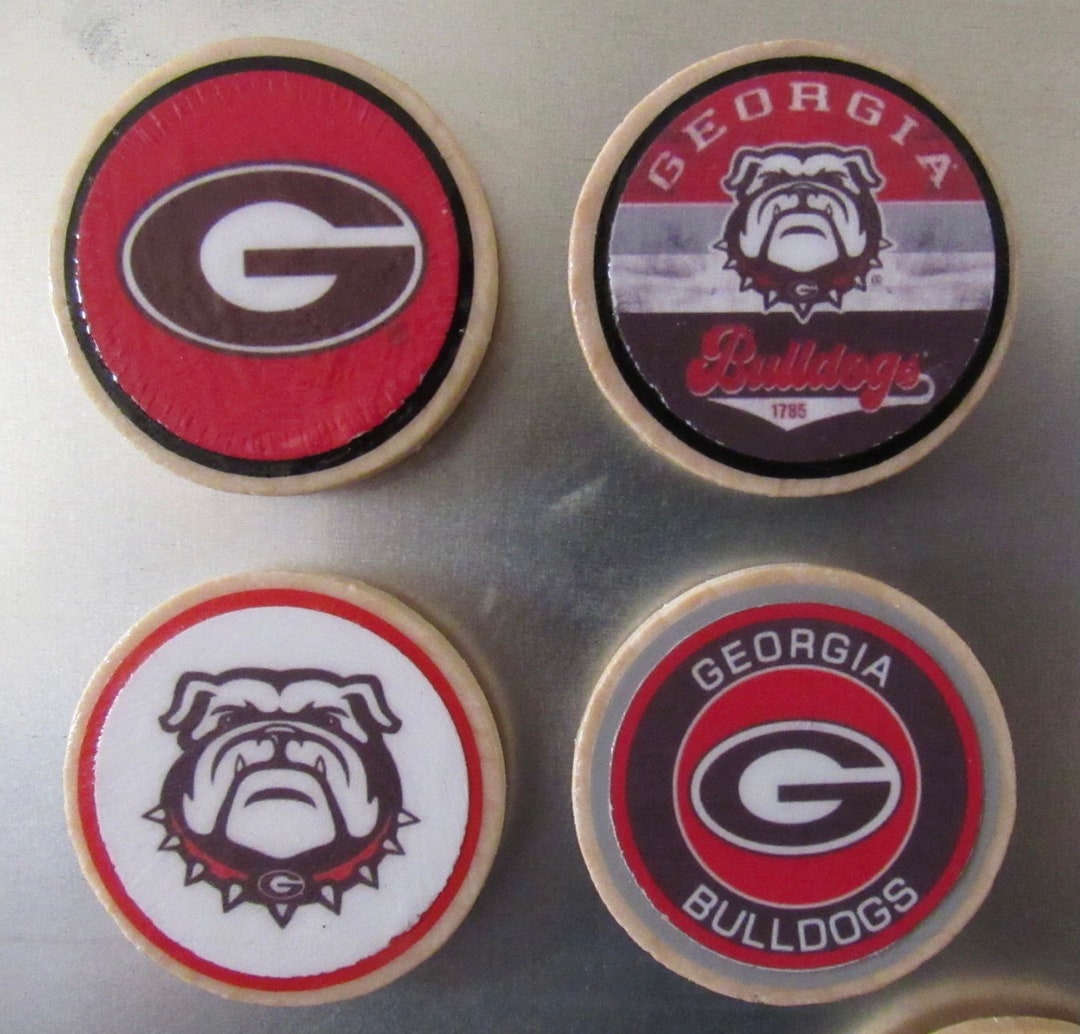 Georgia Bulldog Magnets - Etsy