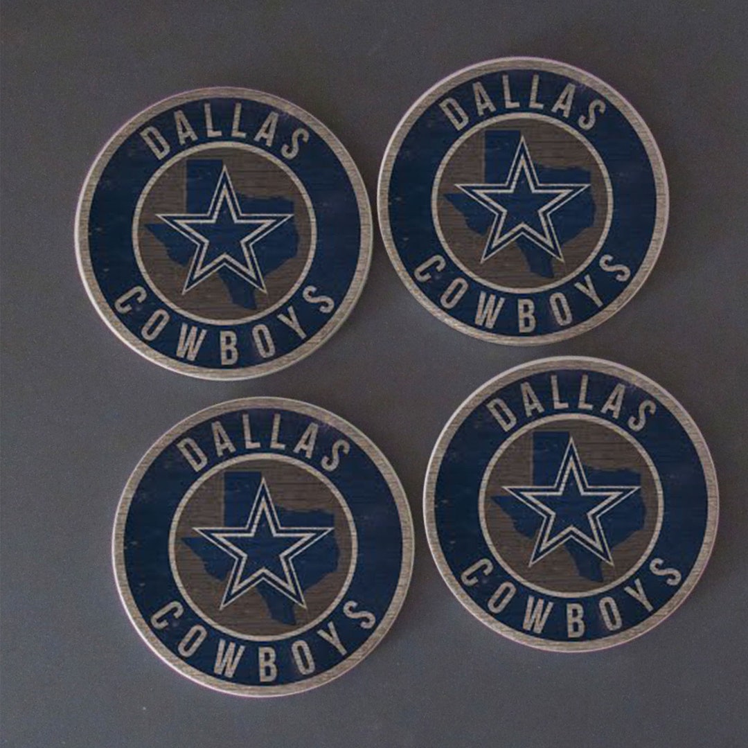Dallas Cowboy Ceramic Coasters - Etsy