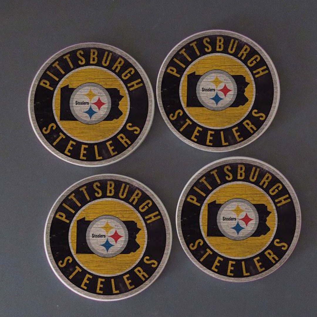 Pittsburgh Steelers Ceramic Coasters - Etsy