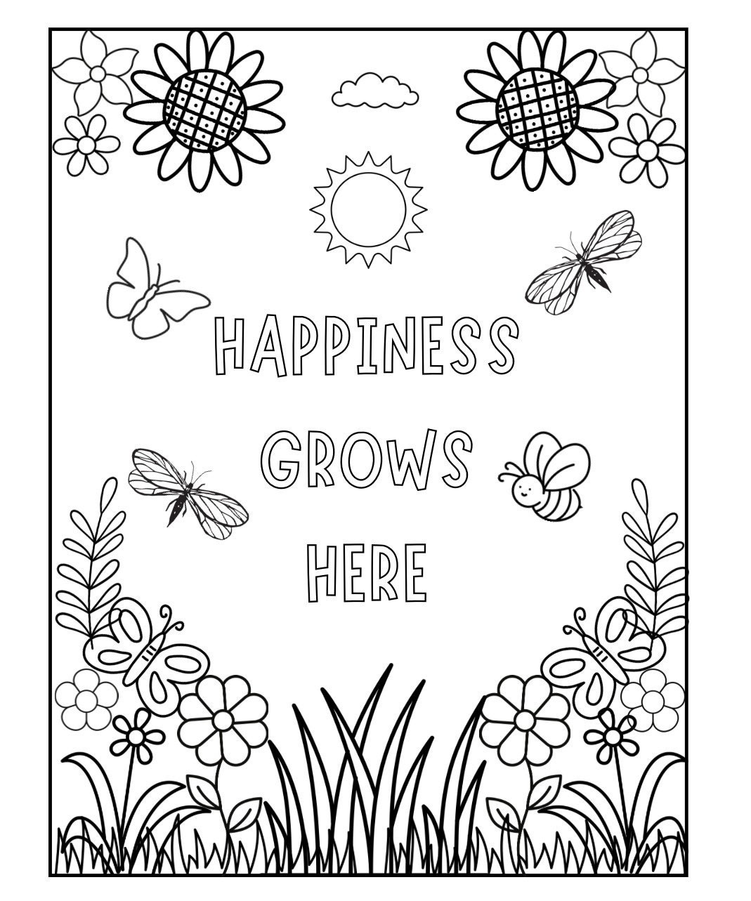 Positive Affirmations Coloring Book; Mental Health Coloring Book ...