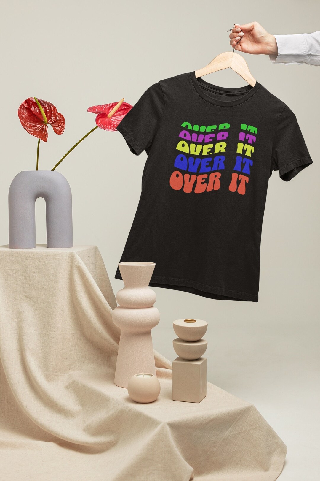 Over It Shirt Feminism Power Affirmation Shirt Strength Shirt Gift for ...