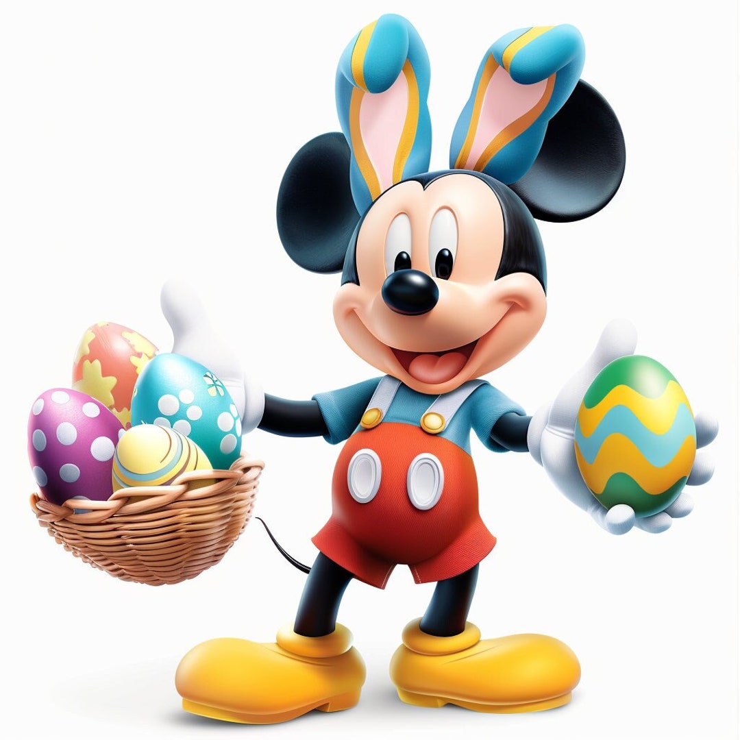 Mickey Easter Png Svg Bundle, Easter Svg Cut Files for Cricut ...