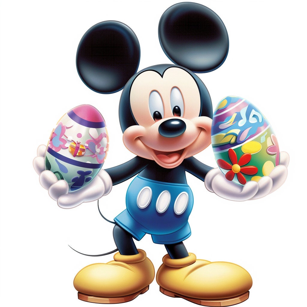 Mickey Easter Png Svg Bundle, Easter Svg Cut Files for Cricut ...