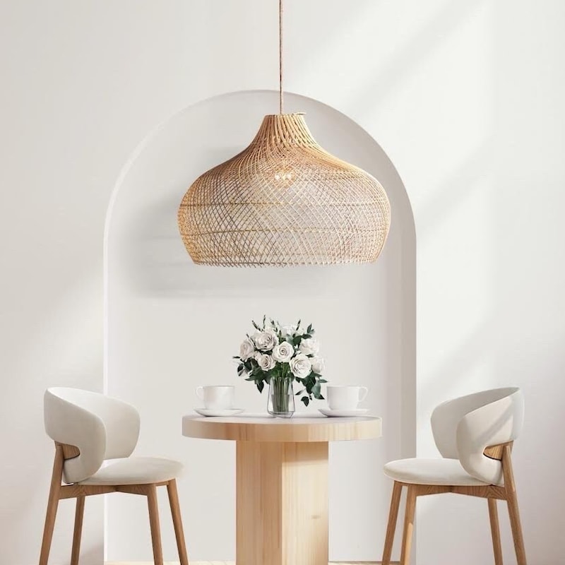 Bamboo and Rattan Chandeliers - Etsy