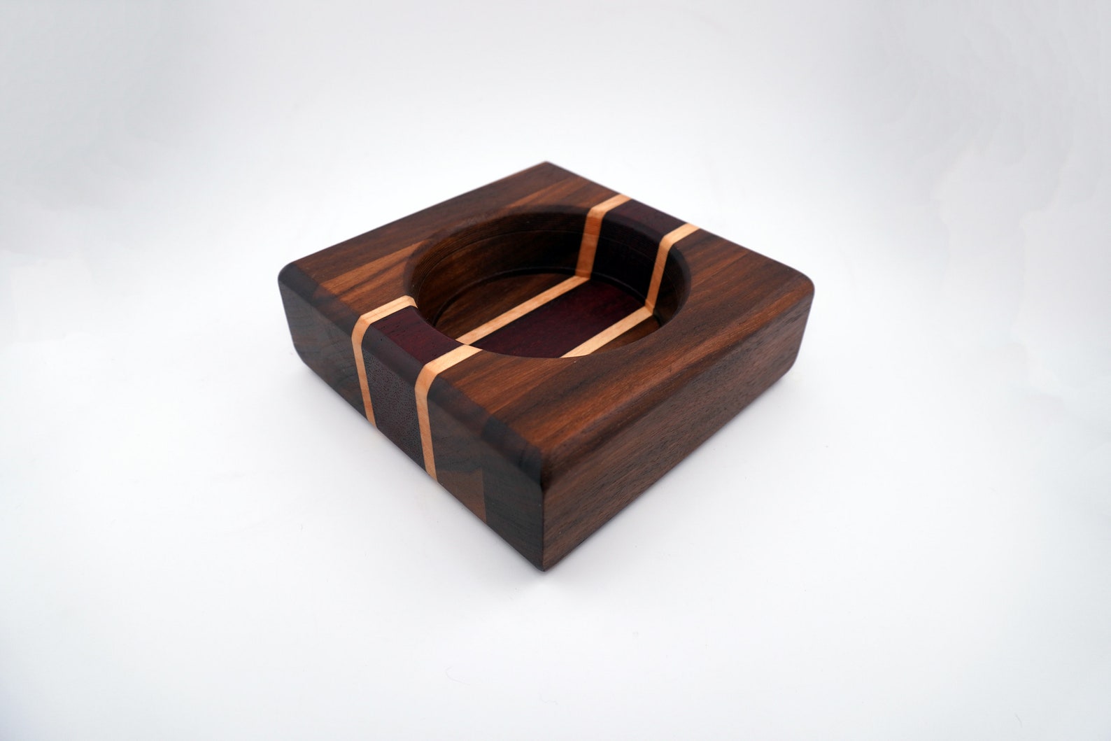 Handcrafted Wooden Bowl - Purple Heart, Walnut, Cherry Wood - Etsy