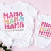 Mama and Mini,mommy and Me Tshirts, Retro Mama & Mini Outfits, New Mom ...