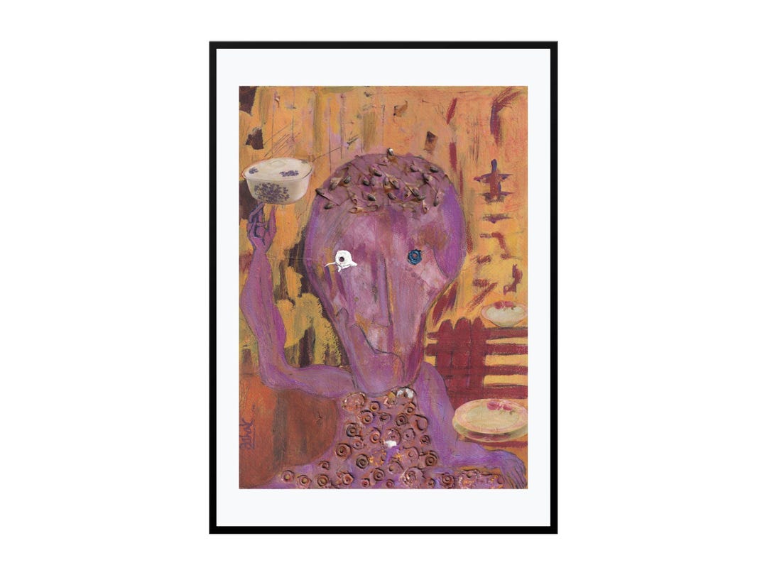 Alien Modern Abstract Art | Sci Fi Expressionism Painting | Surreal ...