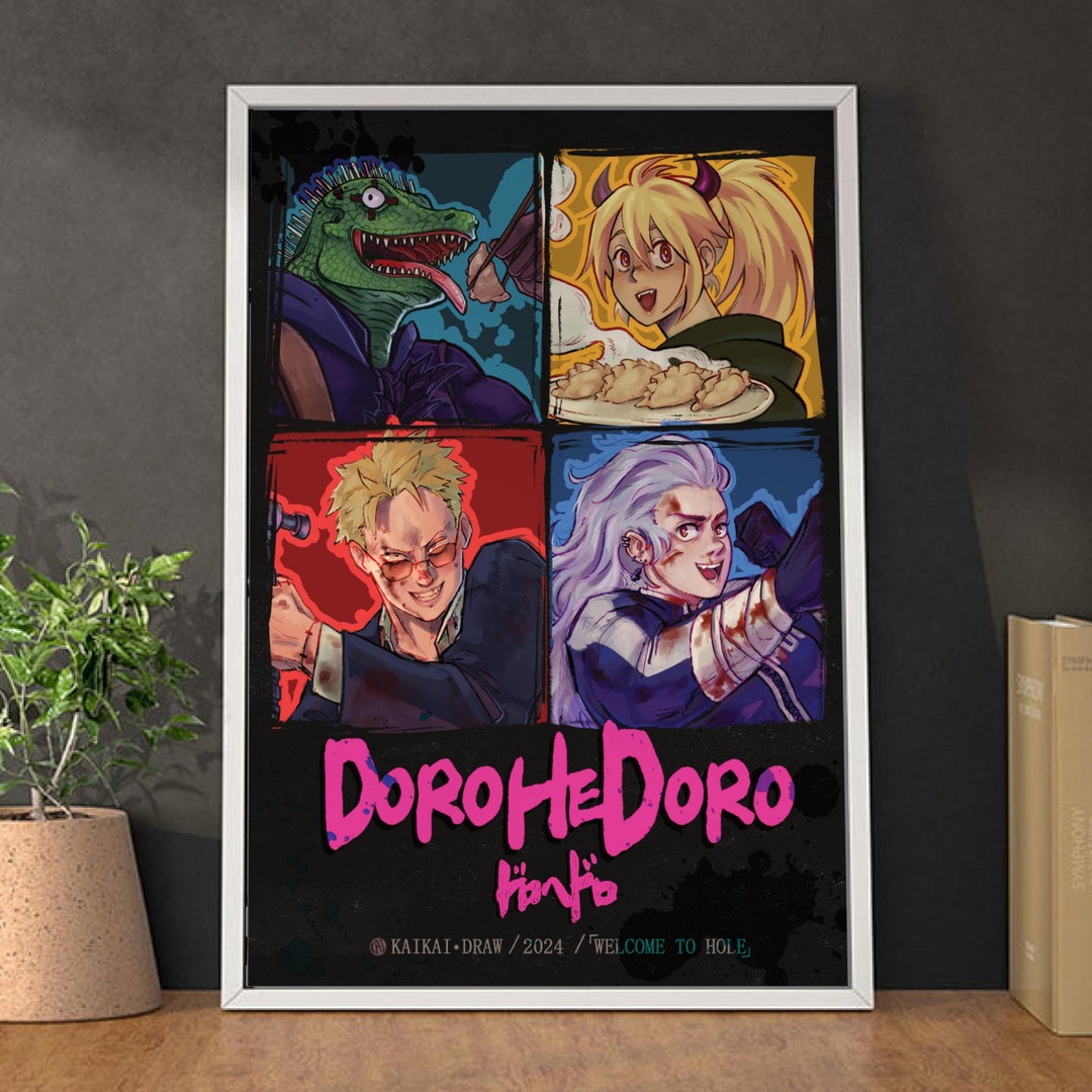 Dorohedoro Foil Print Kaiman Nikaido Shin Noi - Etsy