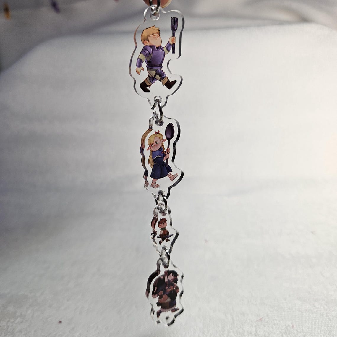 Dungeon Meshi Acrylic Linked Keychain Delicious in Dungeon - Etsy