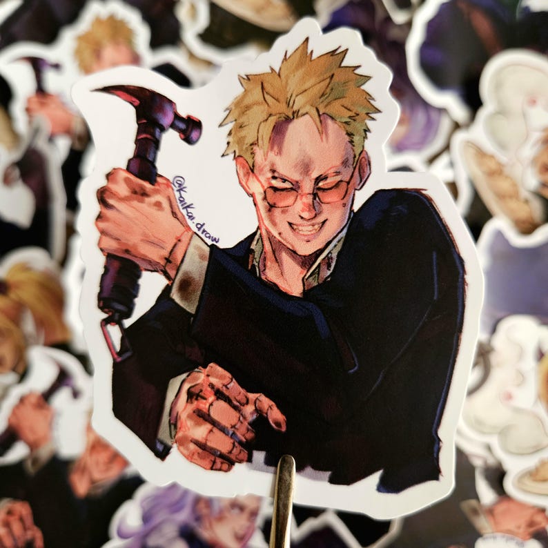 Dorohedoro Stickers - Caiman, Nikaido, Shin, Noi, Ebisu Waterproof ...