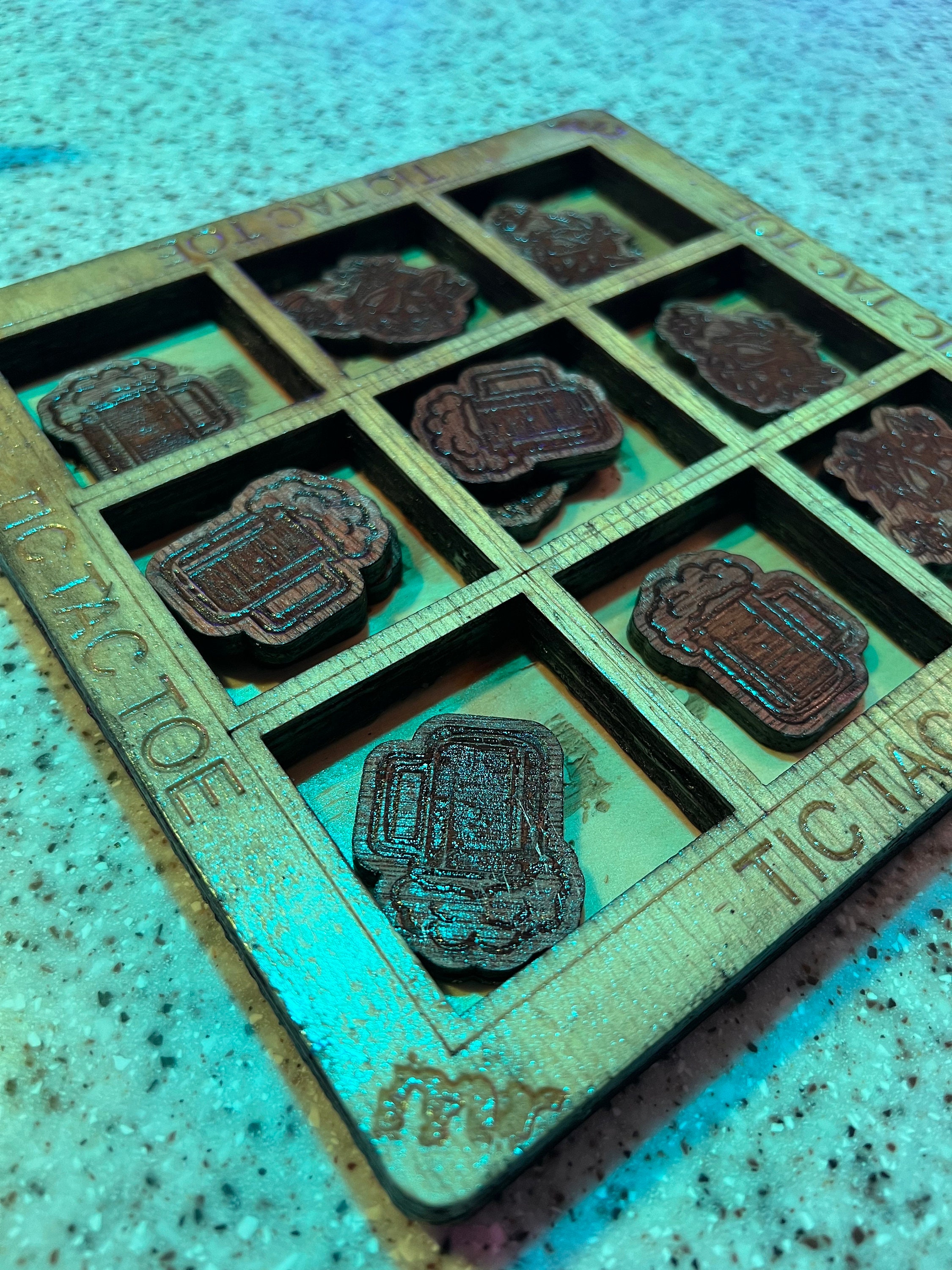 Custom Tic Tac Toe Board - Etsy