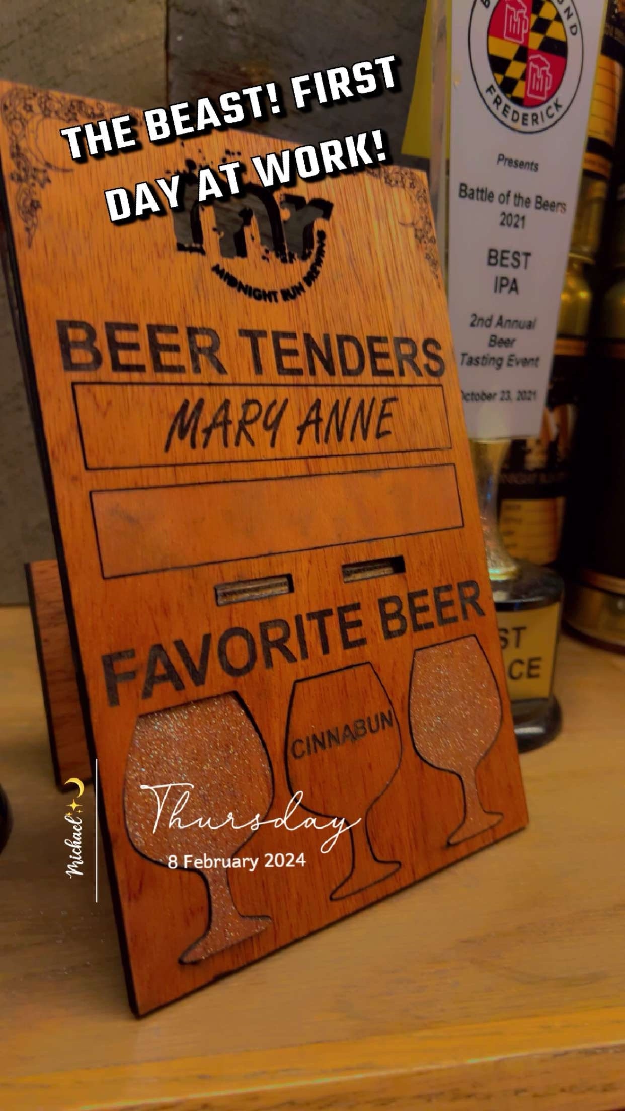 Custom Beer Tender Sign - Etsy