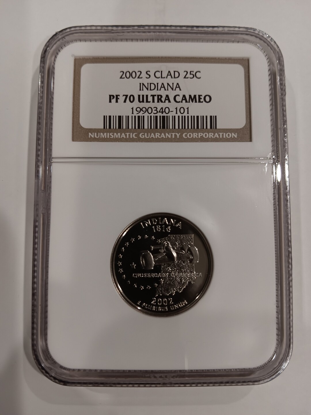 2002 S Clad Indiana Quarter in NGS PF70 Ultra Cameo - Etsy
