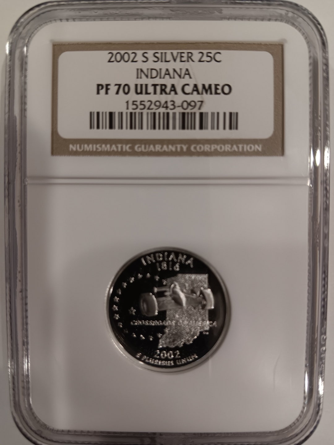 2002-S Indiana Silver Quarter in NGS PF70 Ultra Cameo - Etsy