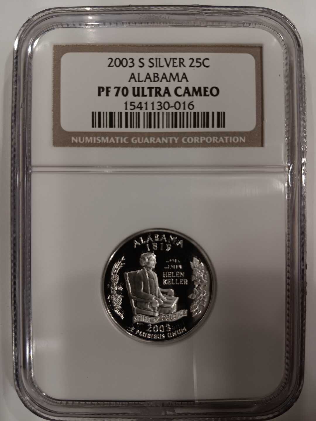 2003-S Alabama Silver Quarter in NGS PF70 Ultra Cameo - Etsy