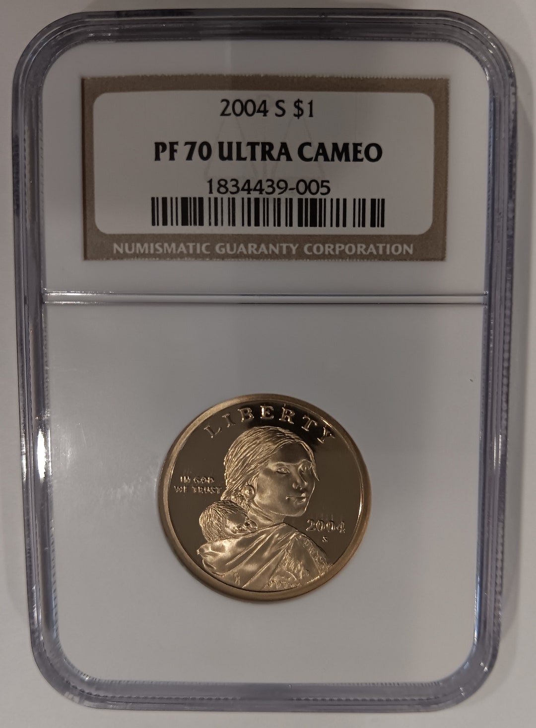 2004-S 1 Dollar Sacagawea Coin in NGS PF70 Ultra Cameo - Etsy