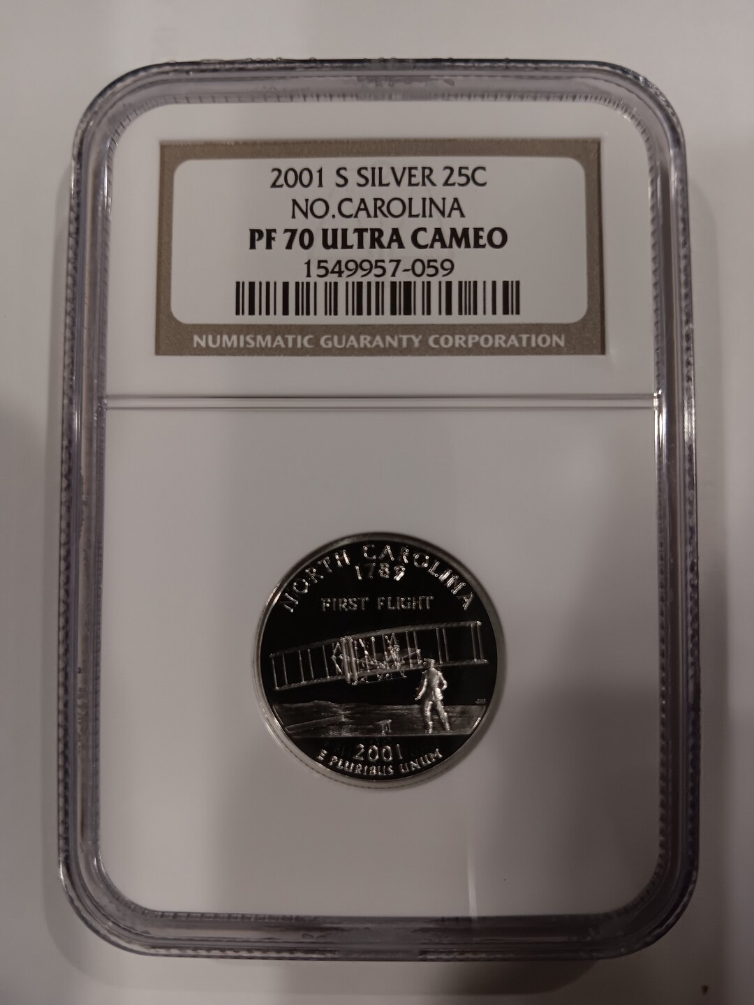 2001-S North Carolina Silver Quarter in NGS PF70 Ultra Cameo - Etsy