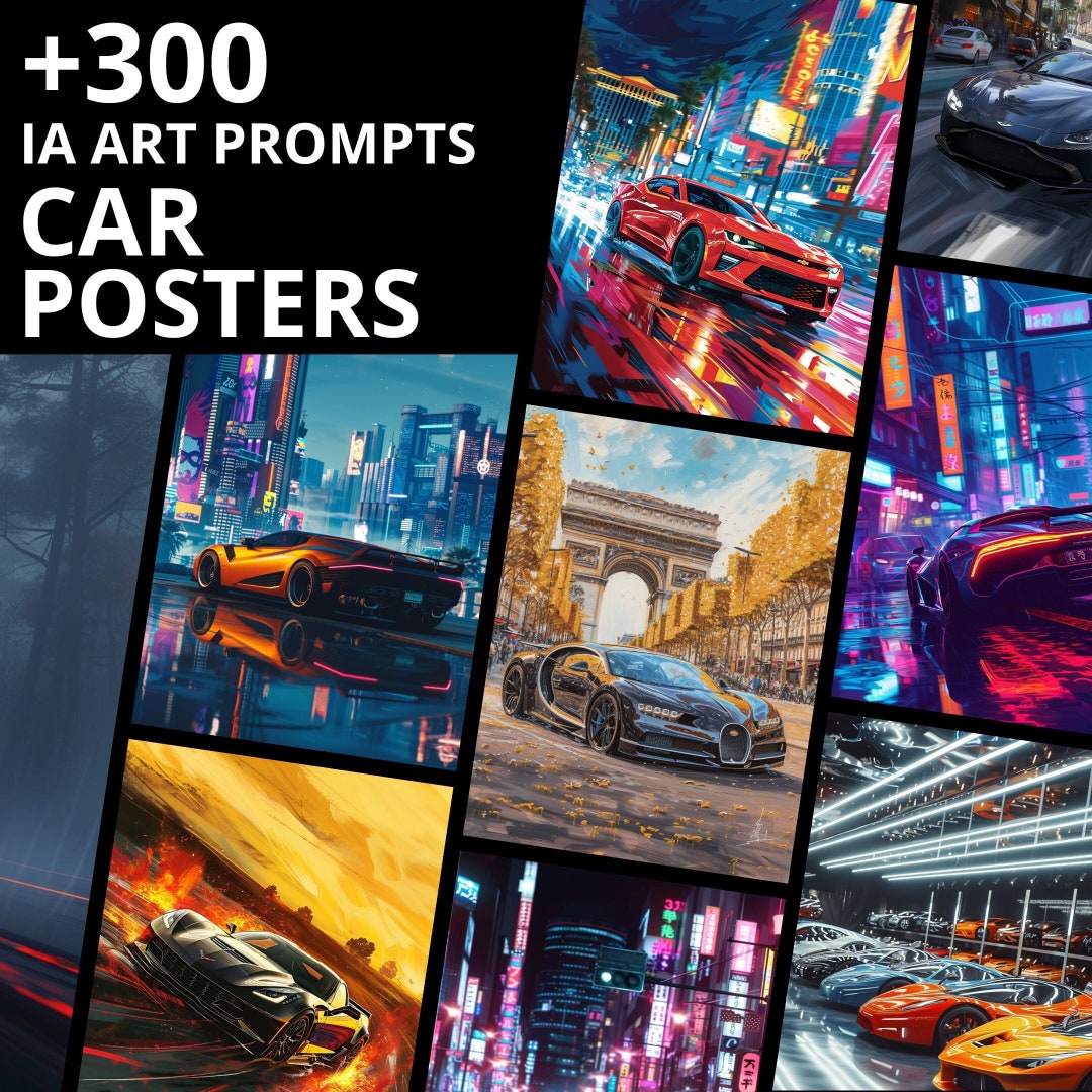 Midjourney AI Car Poster Prompts, for Car Photography, Supercars Art ...