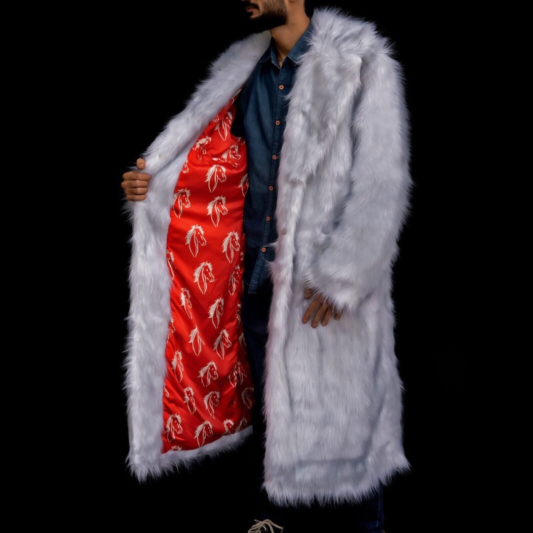 Ryan Gosling Ken White Faux Fur Coat - Etsy