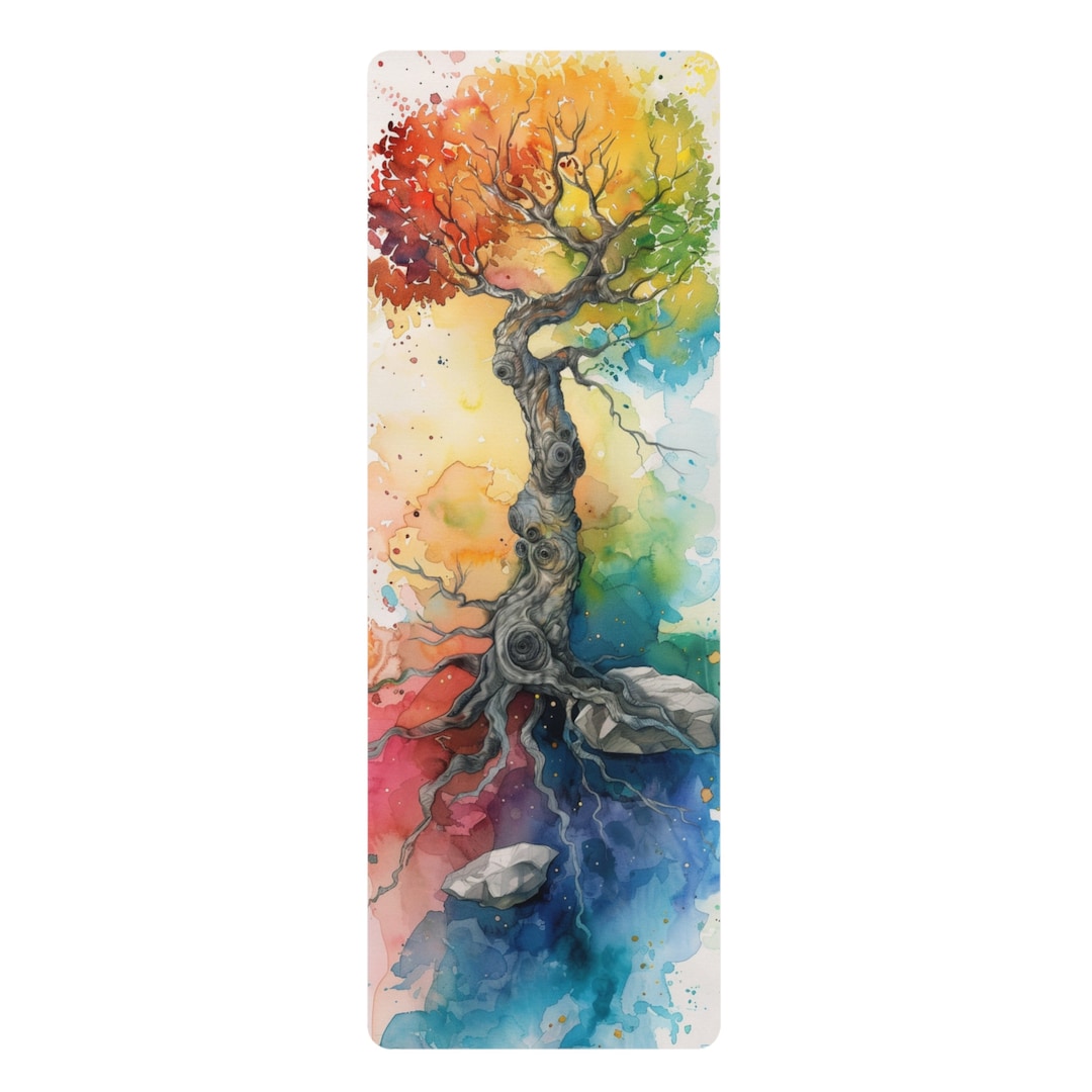 Bodhi Tree Yoga Mat | Zen Yoga Accessories | Cute Pilates Mat | Bodhi ...
