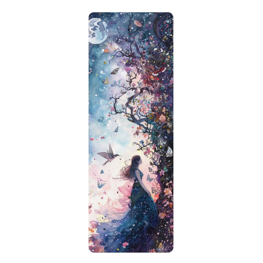 Divine Feminine Yoga Mat | Zen Yoga Accessories | Cute Pilates Mat ...