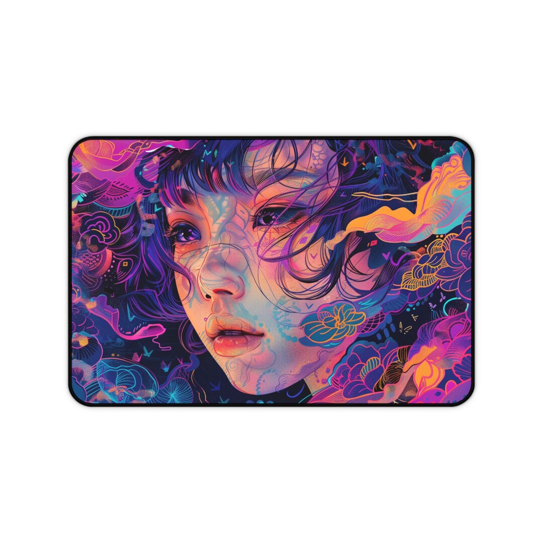 Gorgeous Anime Desk Mat Cubicle Decor Manga Desk Mat Cute Office Desk ...