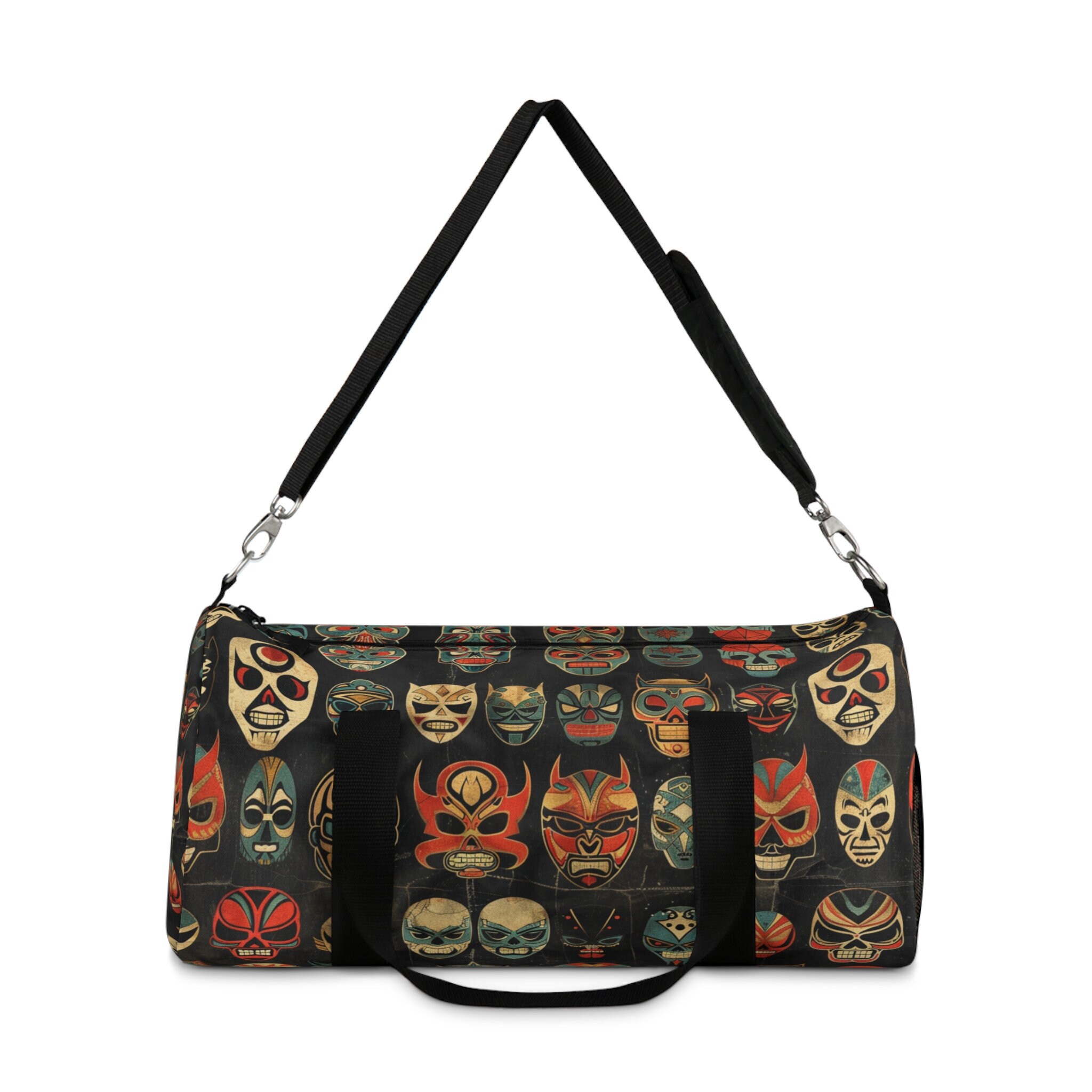 Luchador Duffel Bag | Lucha Libre Gym Bag | Cute Dance Bag | Retro ...