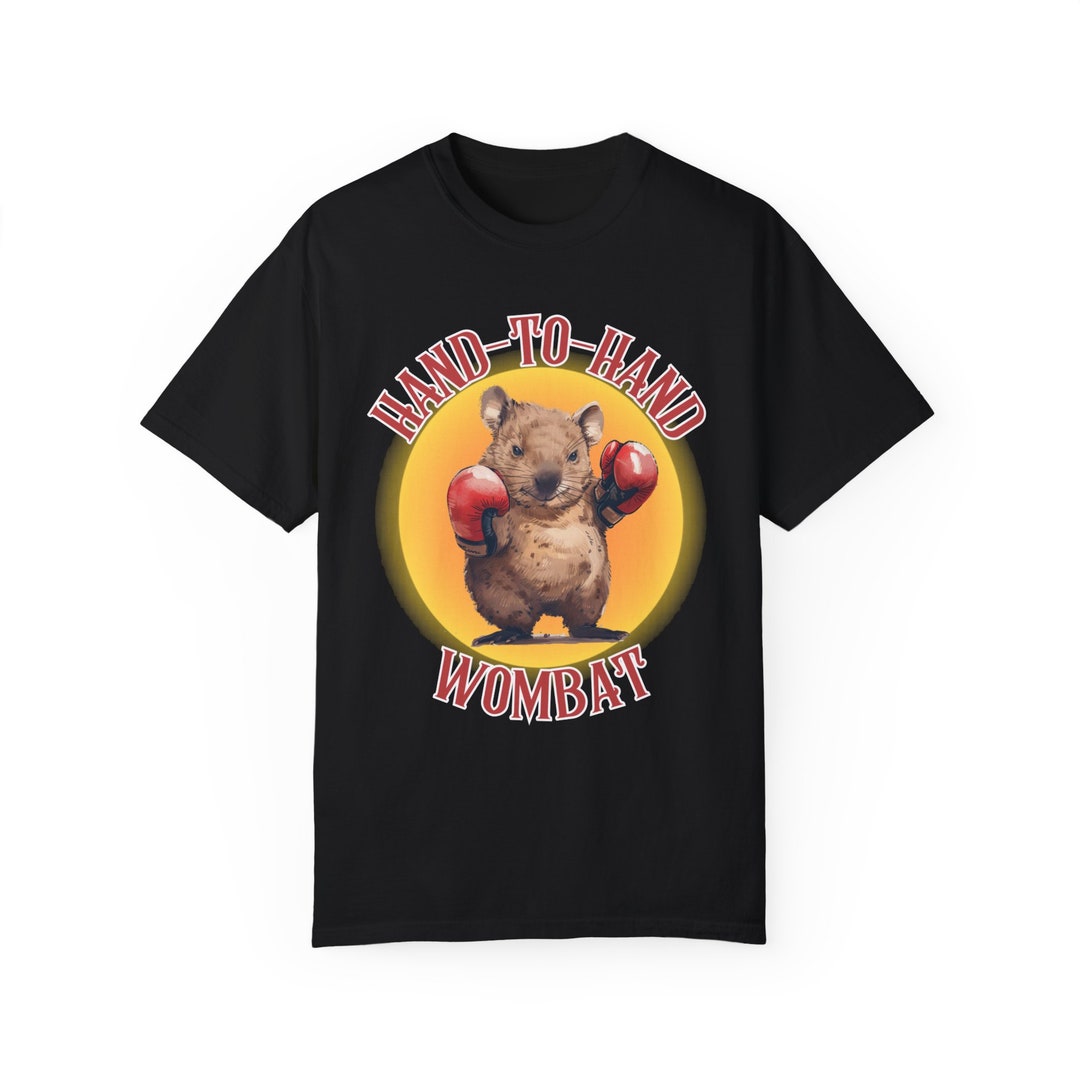 Hand-to-hand Wombat T-shirt | Wombat Shirt | Cute Apparel | Funny ...