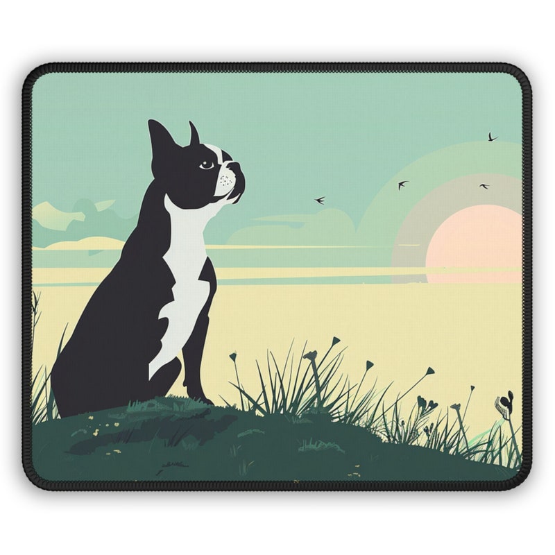 Large Boston Terrier Mouse Pad - Etsy Canada